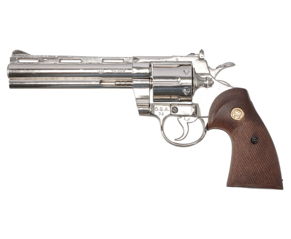 Макет револьвера Denix Colt Python .357 Magnum (D7-6304, США, никель ...