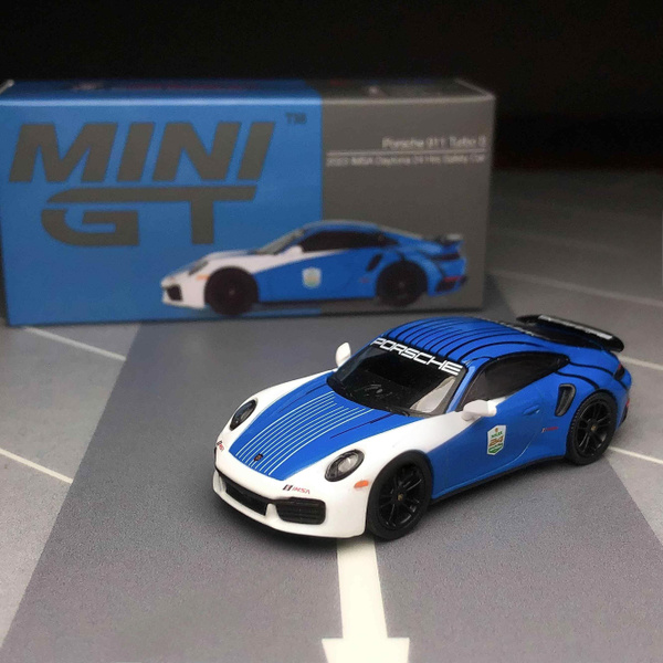 Машинка MINI GT 1/64 Porsche 911 Turbo S Safety Car 2023 IMSA Daytona ...