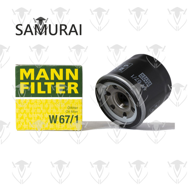 Фильтр масляный MANN FILTER MANN-FILTER W 67/1 - купить по выгодным ценам в интернет-магазине ...