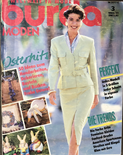 Характеристики Журнал Бурда (Burda Style) № 3 1993 На Немецком #51 | Бурда Энне подробное ...
