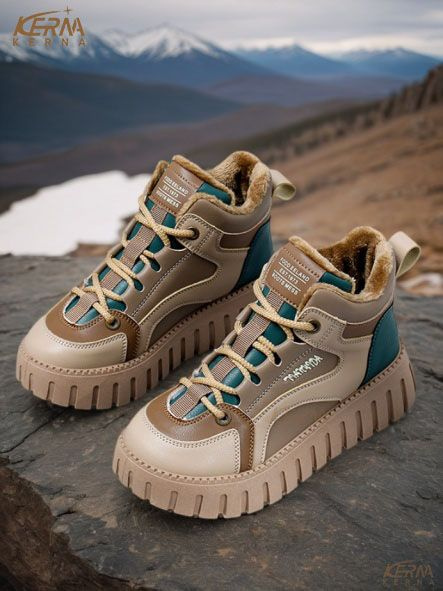 Ботинки Женский KERNA коричневый, размер 34 броги Зима D Шнурки Без ...