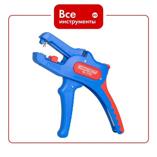 Стриппер для снятия пвх-изоляции проводов Weicon-Tools Weicon № 5 pro, 0,2-16 мм2, встроенный ...