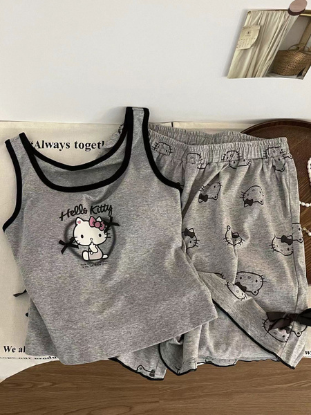 Комплект одежды Женский YIFU HOME Домашний серый, размер 46 Лавсан Китай На любой сезон купить c ...