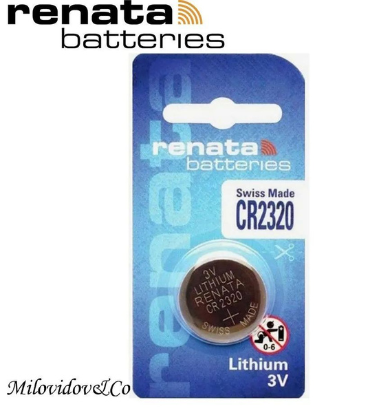 Renata Батарейка CR2320, 1 шт купить на OZON по низкой цене (1747008424)