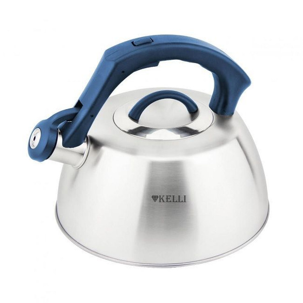 Чайник Kelli KL-4355 со свистком / 2.6 л / нержавеющая сталь купить на OZON по низкой цене ...