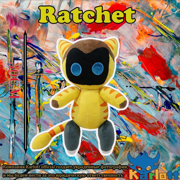 Мягкая игрушка Astro Bot Ratchet(30CM) купить на OZON по низкой цене ...