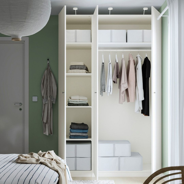 Гардеробная система IKEA ПАКС, ЛДСП, 150x58x236 см купить c доставкой ...