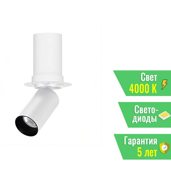 Светильник SP-NUANCE-TRIMLESS-PULL-R35-7W Day4000 (WH, 36 deg, 230V) (Arlight, IP40 Металл, 5 ...