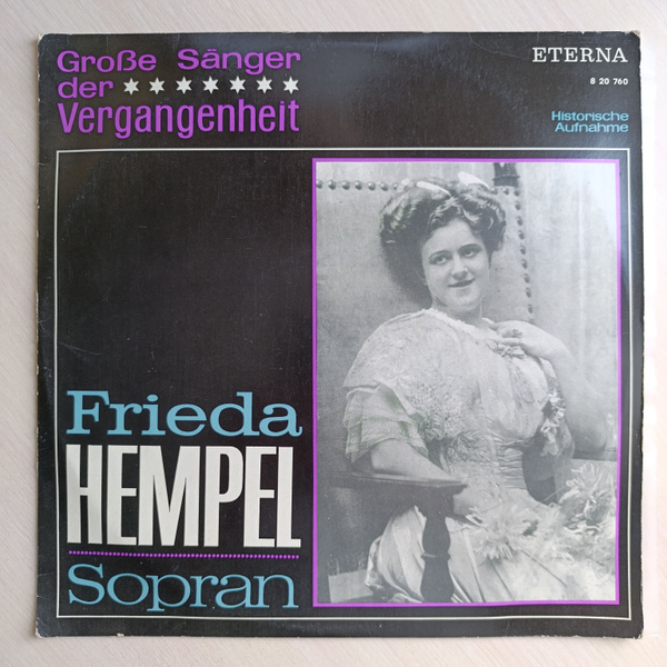 Виниловая пластинка "NM+". 1968 Германия. Великие певцы прошлого ...