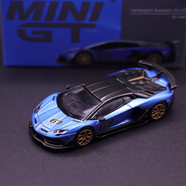 Машинка TSM MINI GT 1/64 Lamborghini Aventador SVJ 63 left rudder#784 ...