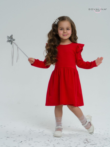 Платье для девочки SOVAlina, Девочки, На любой сезон, размер 122 ...