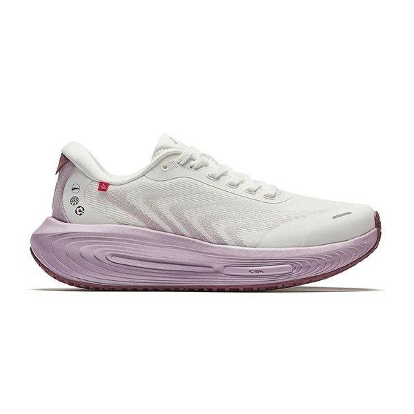 Кроссовки Женский Anta Экокожа, Сетка Бег, размер 38 R (средняя) На любой сезон Шнурки Китай ...