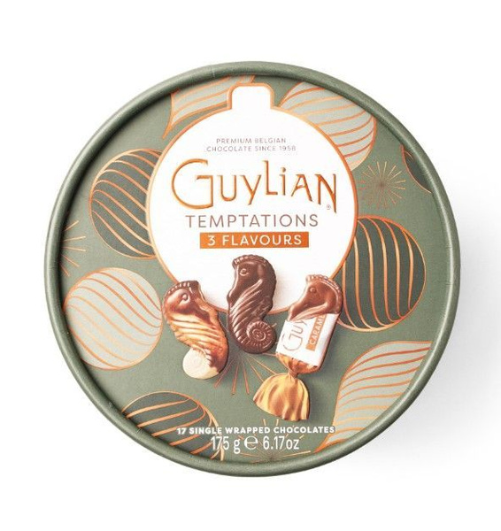 Шоколадные конфеты Guylian "Гилиан Темптейшнс" коробка в форме шкатулки ...