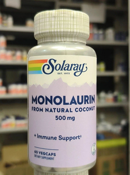 Solaray, Монолаурин, Monolaurin 500 мг, 60 капсул купить на OZON по ...