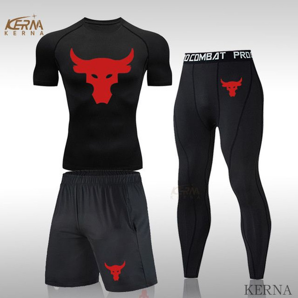 Рашгард Мужской KERNA черный Длинный, размер 56, 58 Полиэфирное волокно Корсет ММА, Единоборства ...
