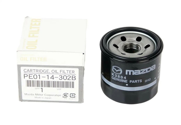 Фильтр масляный Mazda мазда PE0114302B мазда 3 мазада 6, CX-5 купить на ...