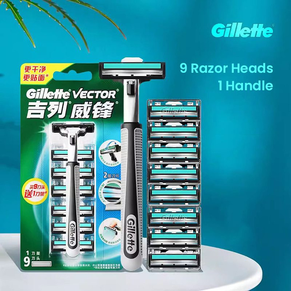 Сменные кассеты Gillette Vector 2 с вращающейся головкой (1 держатель ...