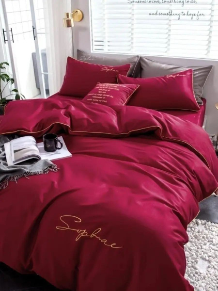 Комплект постельного белья Mency семейное жатка1 , наволочки 50x70 ...