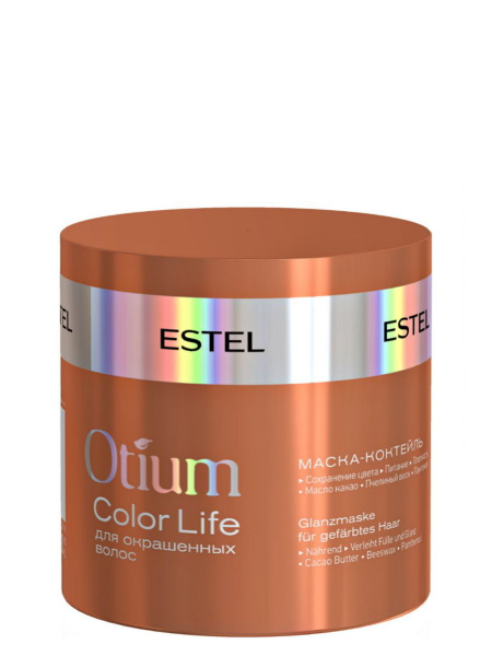 ESTEL PROFESSIONAL Маска для окрашенных волос OTIUM COLOR LIFE питание и защита цвета 300 мл ...