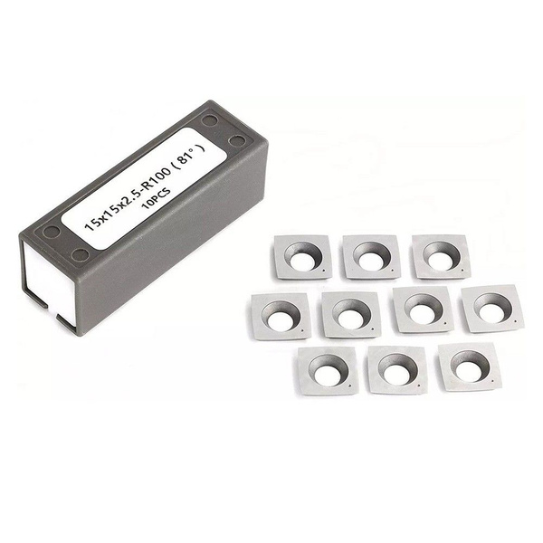 15 мм x 15 мм x 2,5 мм для твердосплавных пластин R100 Radius для ...