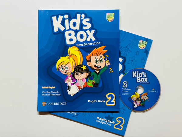 Kid's Box New Generation 2: Pupil's Book + Activity Book + CD , (Учебник+Раб.Тетрадь, Диск ...