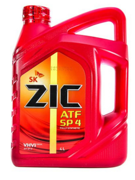Масло трансмиссионное ZIC ATF SP-4 4л купить c доставкой на OZON по низкой цене (1846814763)