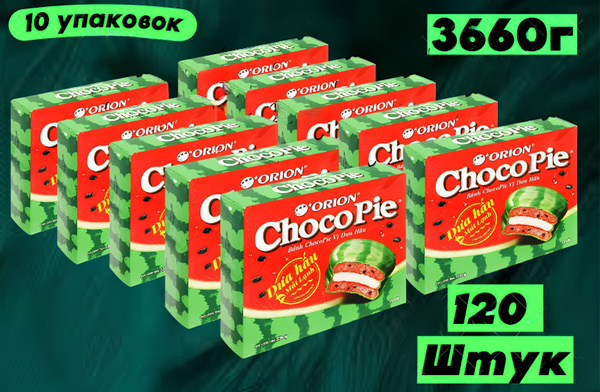 Набор Орион Чоко Пай Арбуз / Orion Choco Pie Watermelon 3360г купить на ...