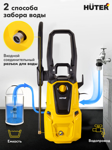 Мойка высокого давления Huter M4-РW (1900 Вт, 165 бар с функцией самовсасывания) купить на OZON ...