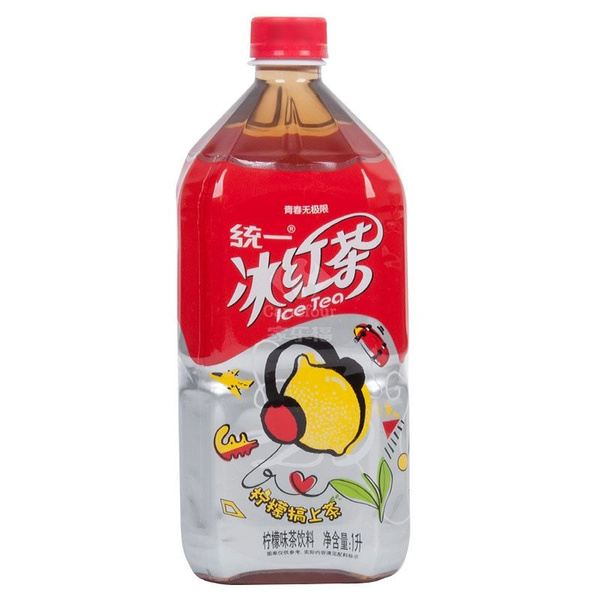 Напиток безалкогольный, черный чай со вкусом лимона Ice Tea 8*1000 мл ...