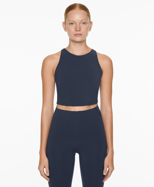 Топ-бра Женский Oysho синий петроль, размер 42, 44 Полиамид, Эластан Турция купить c доставкой ...