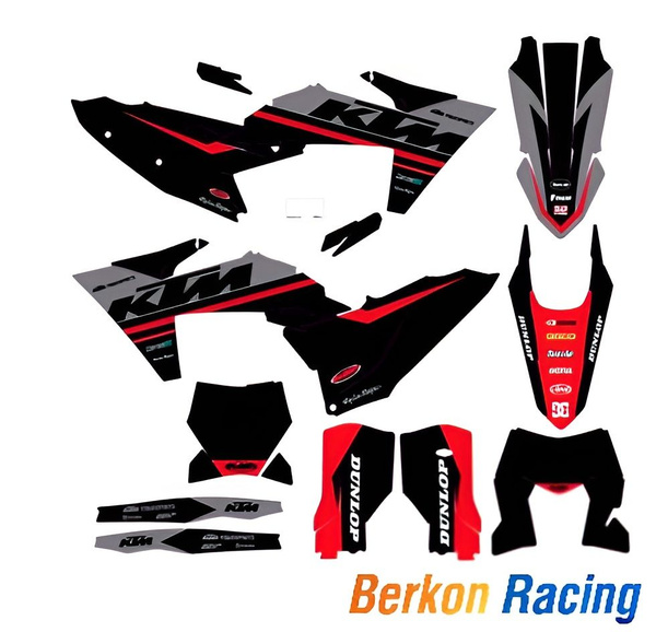 Графика на мотоцикл КТМ (2024) GR8, KEWS, HENGJIAN (толщина 600 мкм) (BlackGrey) купить на OZON ...