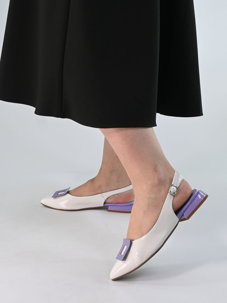 Босоножки Женский Ascalini Стандартный низкий (до 4 см) Натуральная кожа, размер 39 9 Лето ...