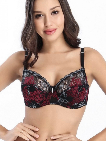 Бюстгальтер Женский Lanny Mode классическая чашка, размер 85C черный, красный Повседневный ...