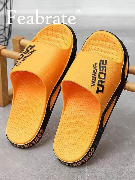 Шлепанцы Женский, Мужской Feabrate, размер 42, 43 Круглый нос, Водоотталкивающая пропитка Без ...