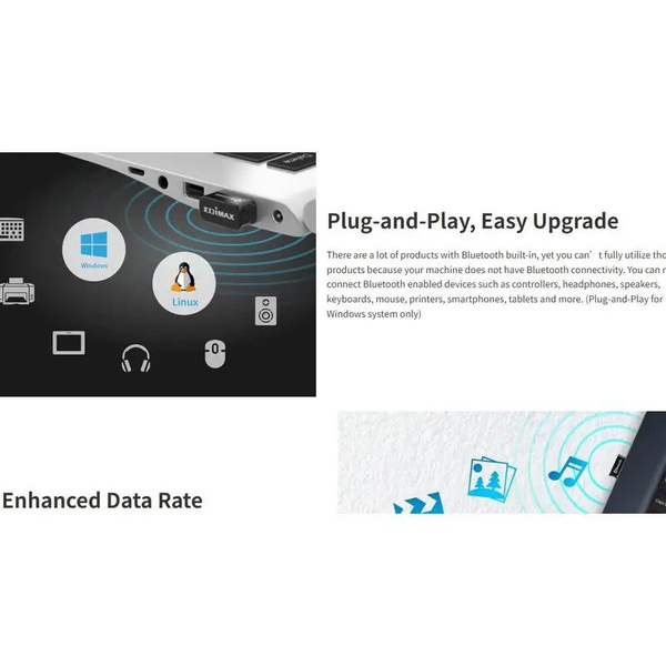 BT-8500 Edimax ПК BT 5,0 EDR Характеристика USB, Win10/11 BeagleBoard ...