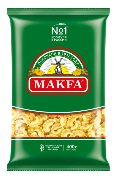 Макароны Makfa Петушиные гребешки, 400 г купить на OZON по низкой цене (140800385)