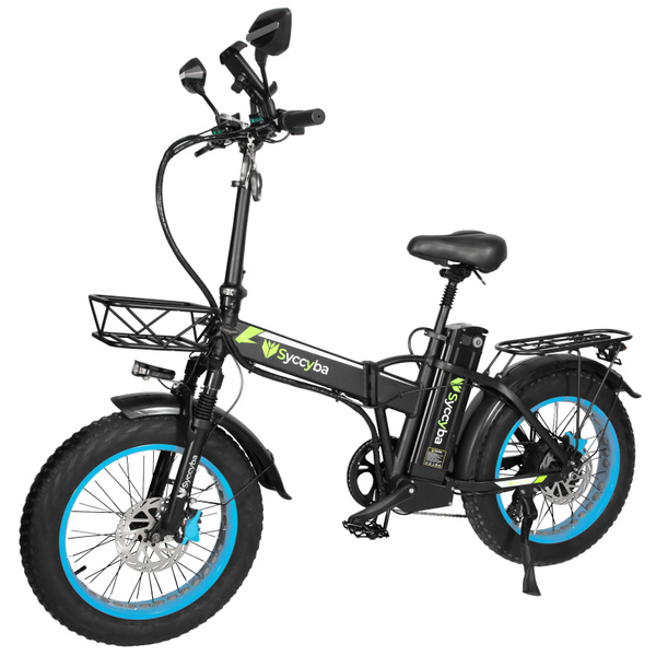 Электровелосипед Syccyba F10 48V15Ah (H1) BLUE купить на OZON по низкой цене (1845853639)