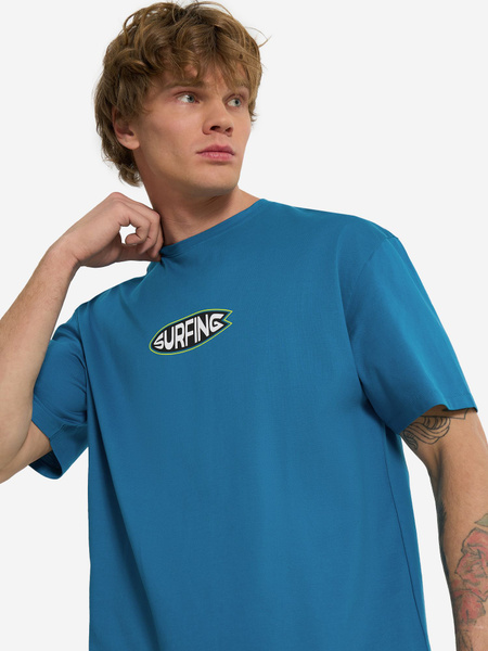 Футболка Мужской Termit синий, размер 48, 50 Хлопок Спортивный Бангладеш купить c доставкой на ...