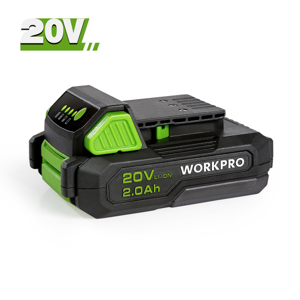 WORKPRO 20 В 2,0 Ач литий-ионный аккумулятор купить на OZON по низкой цене (2128939877)