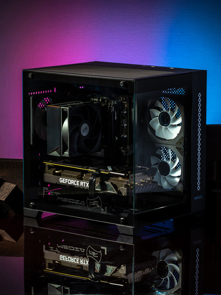 itmedia pc Системный блок "CUBE Premium" (Intel Core i3-12100F, RAM 64 ...