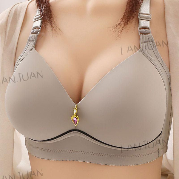 Бюстгальтер Женский, размер 85A серый Breathable Китай купить c доставкой на OZON по низкой цене ...