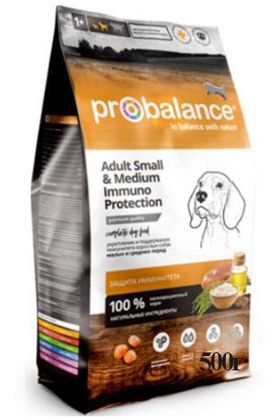 Probalance Сухой корм для взрослых собак малых и средних пород, укрепление и поддержание ...