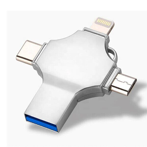 USB-флеш-накопитель Lider USB флешка универсальная mobile 4в1 U20-64GB ...