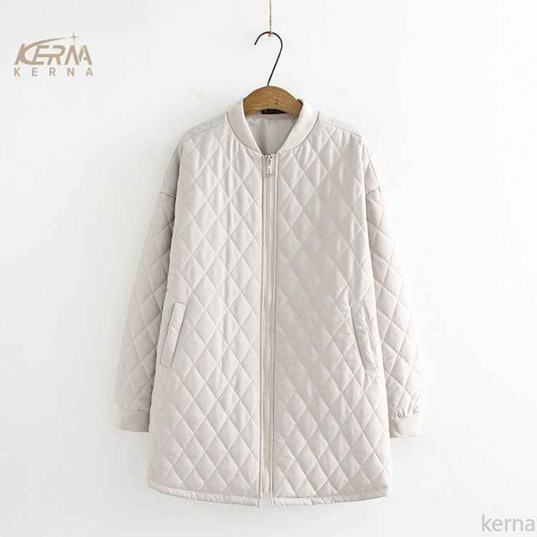 Куртка Женский KERNA пепел Полиэстер, Хлопок, размер 56 Длинный Китай купить c доставкой на OZON ...