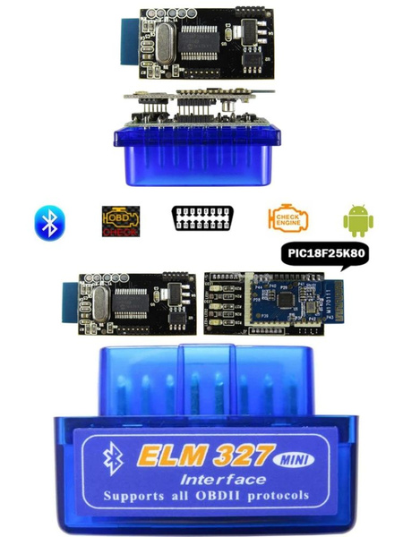 Ультра Мини ELM327 V1.5 Bluetooth 5.1 Сканер Автомобильный Диагностический Инструмент купить на ...