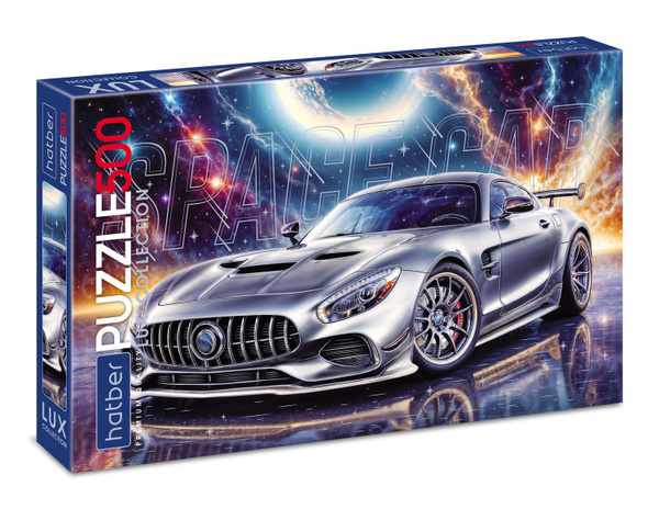 Пазл Hatber Premium 500 элементов 480х330 мм матовая ламинация, 3D фольга Space Car купить на ...