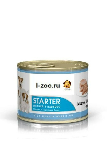 STARTER MOUSSE Корм консервированный полнорационный для беременных и кормящих собак, а также ...