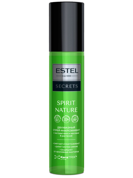 ESTEL Спрей для гладкости и блеска волос SECRETS spirit nature 200 мл купить на OZON по низкой ...