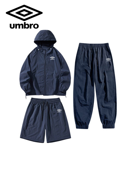 Костюм спортивный Мужской, Женский UMBRO Повседневный тройка иссиня-черный, размер 48, 50 ...