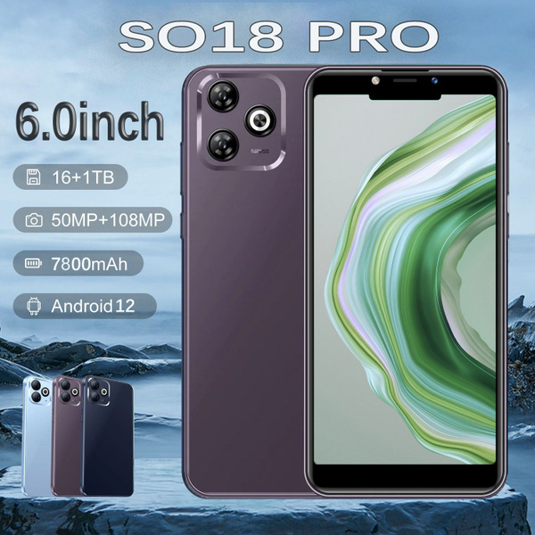 Смартфон SO18 PRO 1 ТБ 16 ГБ Фиолетовый 2 SIM купить c доставкой на ...